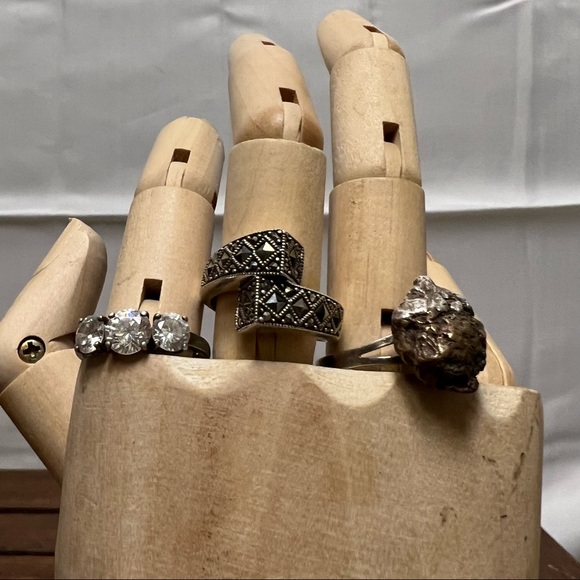 Jewelry | 925 Silver Ring Combo | Poshmark